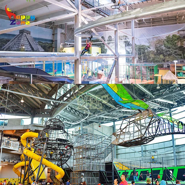 Custom Design Zip Line Roller Coaster for Adventure Parks