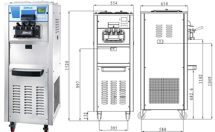 SPACE Commercial Soft Serve Ice-Cream Machine 6240 for Sale