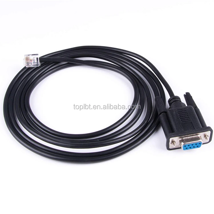 Lbt 2019 Black 2m Db9 To Rj11 Rj12 6p6c Lan Network Serial Console ...