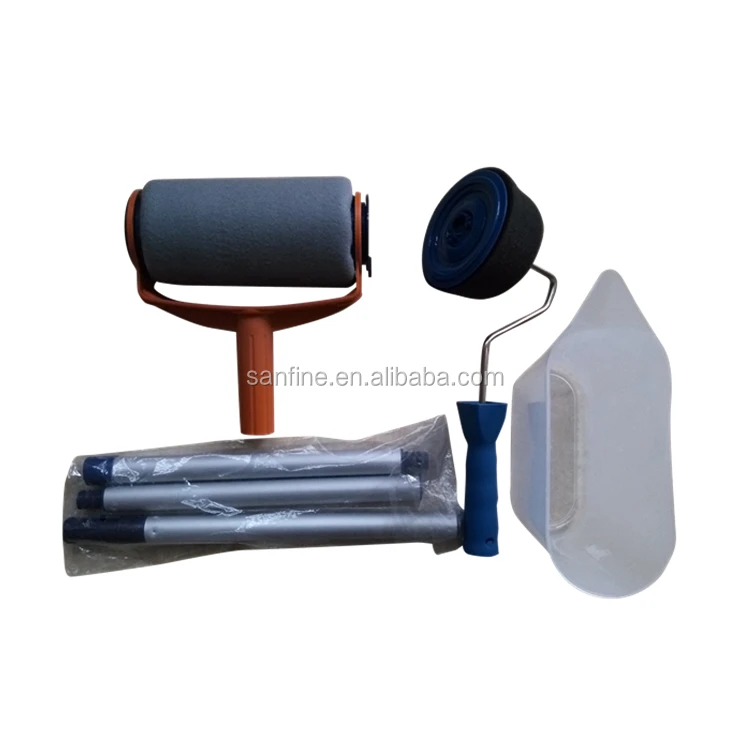 Home Decoration 4pc Seamless Paint Runner Pro Diy Paint Roller Kit ...