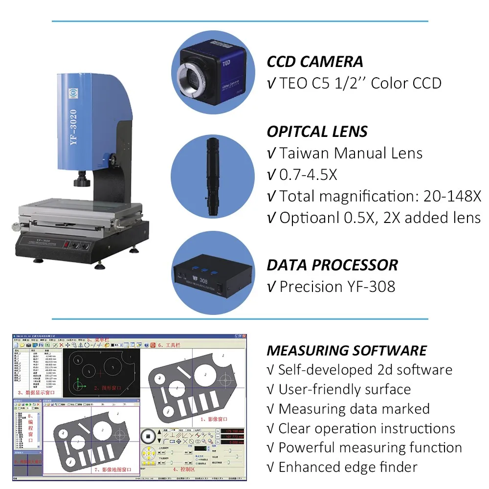 Vision Scope Measurement Video Measuring System - Buy Vision ...