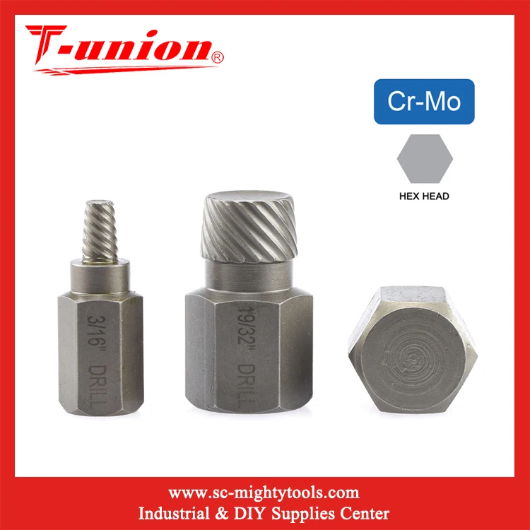 Multi-spline Screw Extractor | 25pc Set Hex Head Bit Socket Wrench Bolt ...
