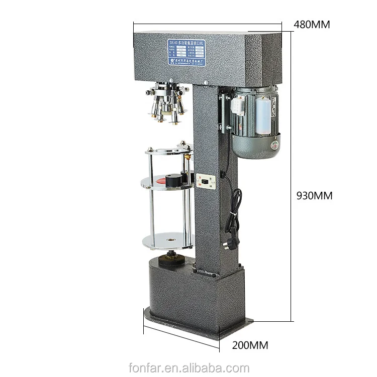 Bottle Locking And Capping Machine/glass Bottle Capper/olive Oil Glass ...
