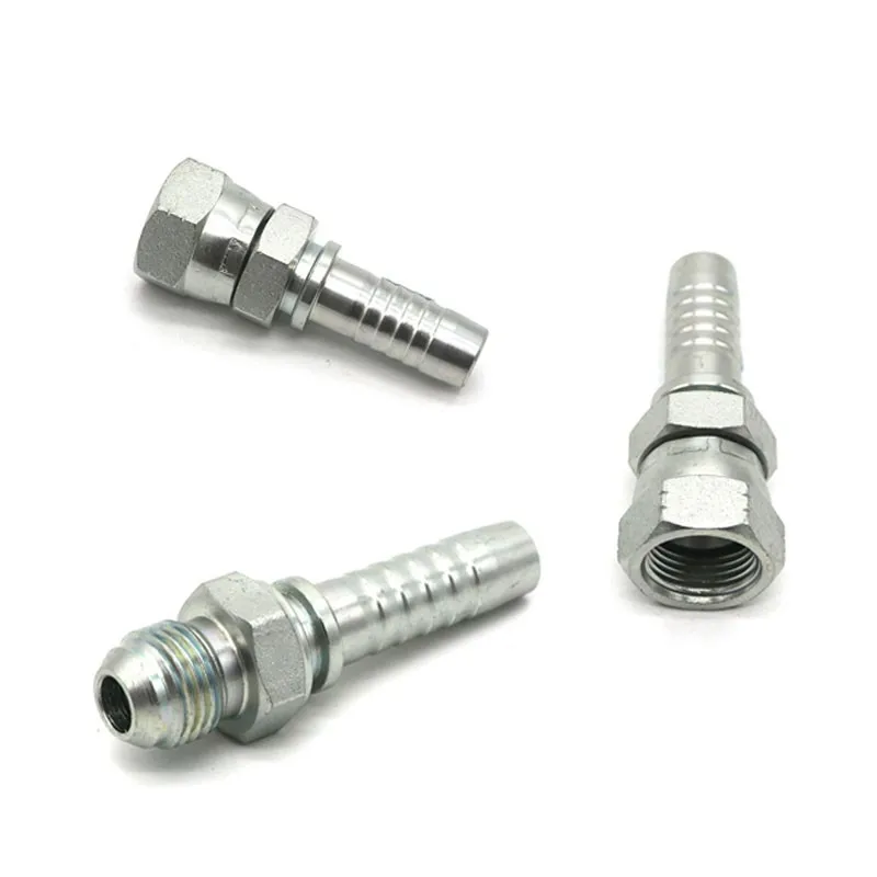 Double Hexagon Braided Swage Hydraulic Fittings With O-ring - Buy Cone ...