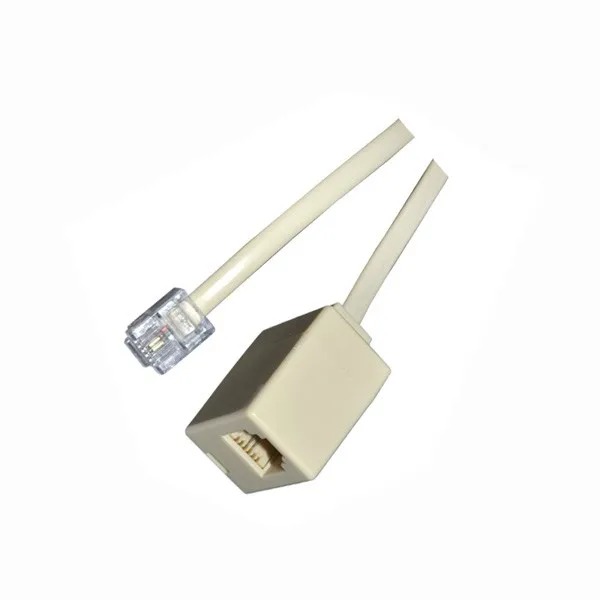 Rj11 2 Wire Plug With Socket Enclosure 6-pin Connector For Telephone ...