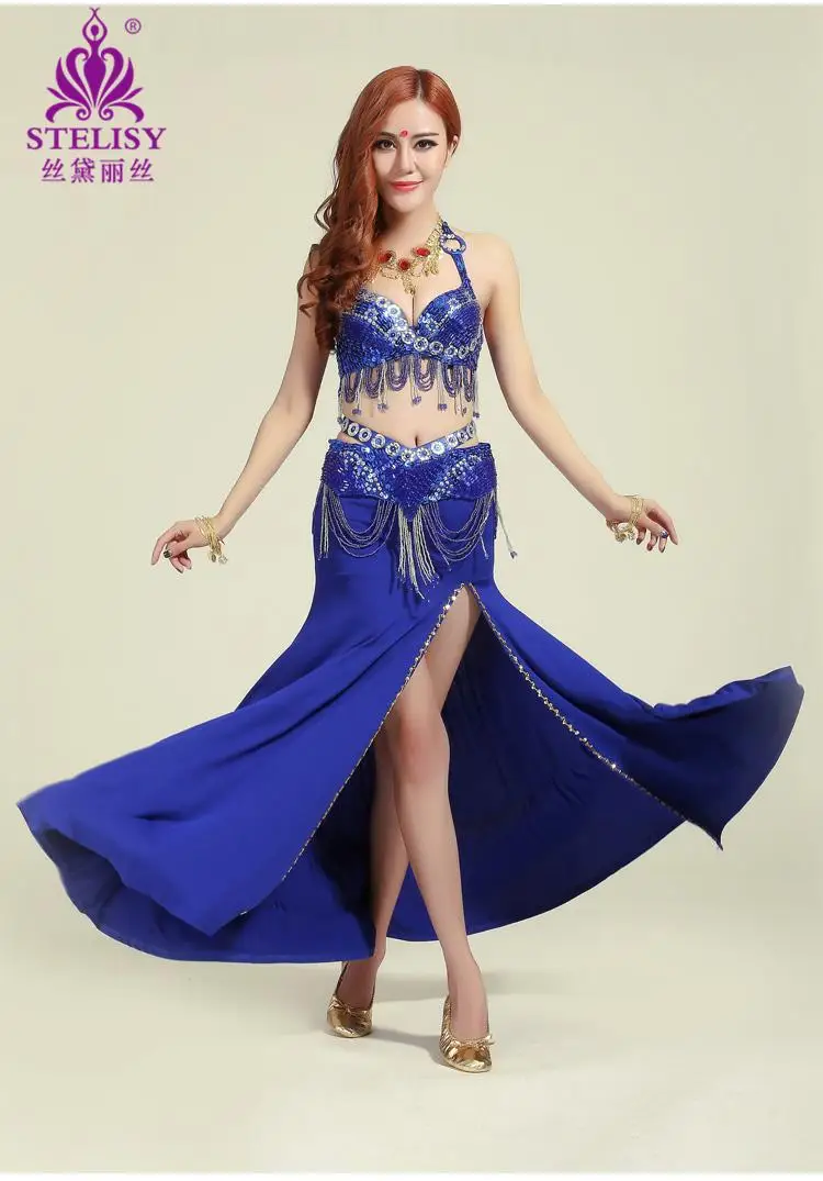 Professional Women Red Skirt And Bra Belt Set Erotic Belly Dance