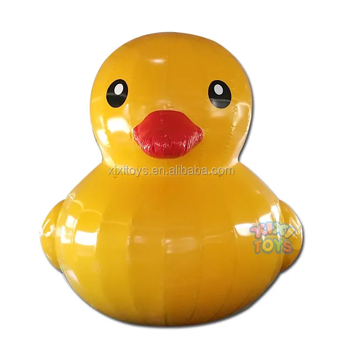 Giant Sealed Inflatable Floating Duck For Advertising Buoy / 5m Height ...