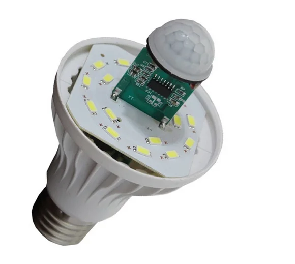 SMD IC 드라이브 PIR led 전구 E27 5W 7W 9W 12w 모션 센서 led 전구| Alibaba.com
