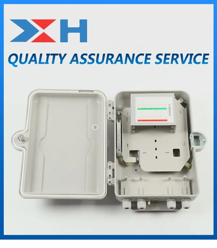 16f Smc Outdoor Fiber Optic Distribution Ftth Terminal Box With Optical ...