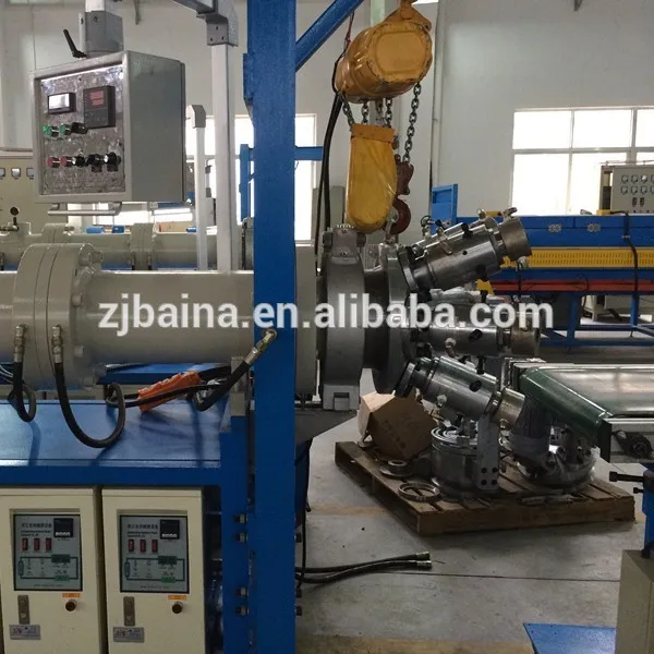150mm Cold Feeding Vacuum Rubber Extruder Single/compound-extruding ...