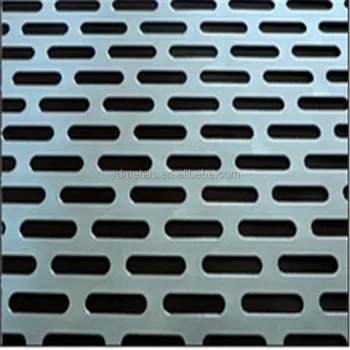 Slotted Perforated Metal Wire Mesh Plate - Buy Slotted Perforated Metal ...