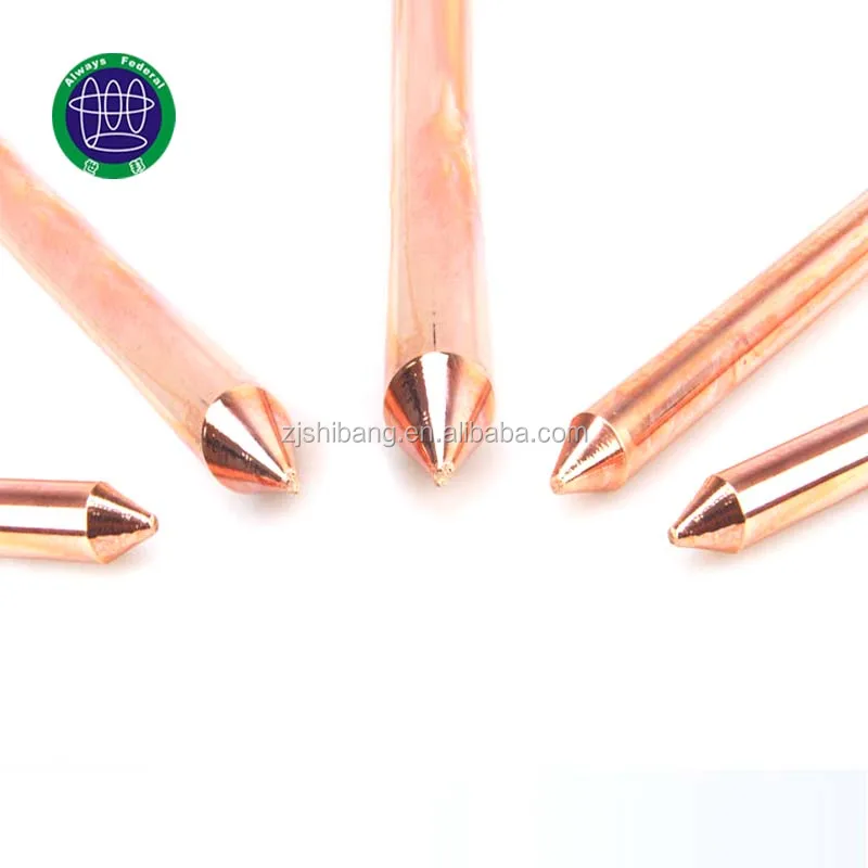 Copper Clad Steel Earth Rod Of Lightning Protection - Buy Earth Rod ...