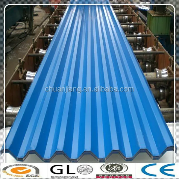 Roof Sheets/26 Gauge Prepainted Corrugated Galvanized Steel Roofing ...