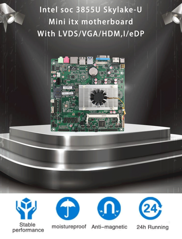 Mini Itx Board Intel Skylake 3865u Core I7 7500u 6500 I3 I5 Edp Lvds ...