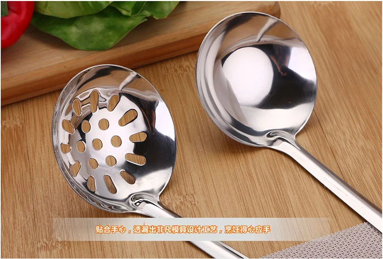 Chinese Supplier Stainless Steel Cooking Slotted Spoon Kitchen Spoon ...