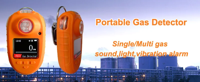Portable Chlorine Cl2 Gas Detector Gas Sound Light Vibration Alarm ...