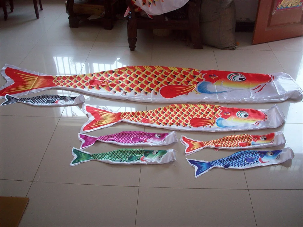 Japanese Carp Windsock Streamer Fish Flag Kite Koi Nobori Koinobori ...