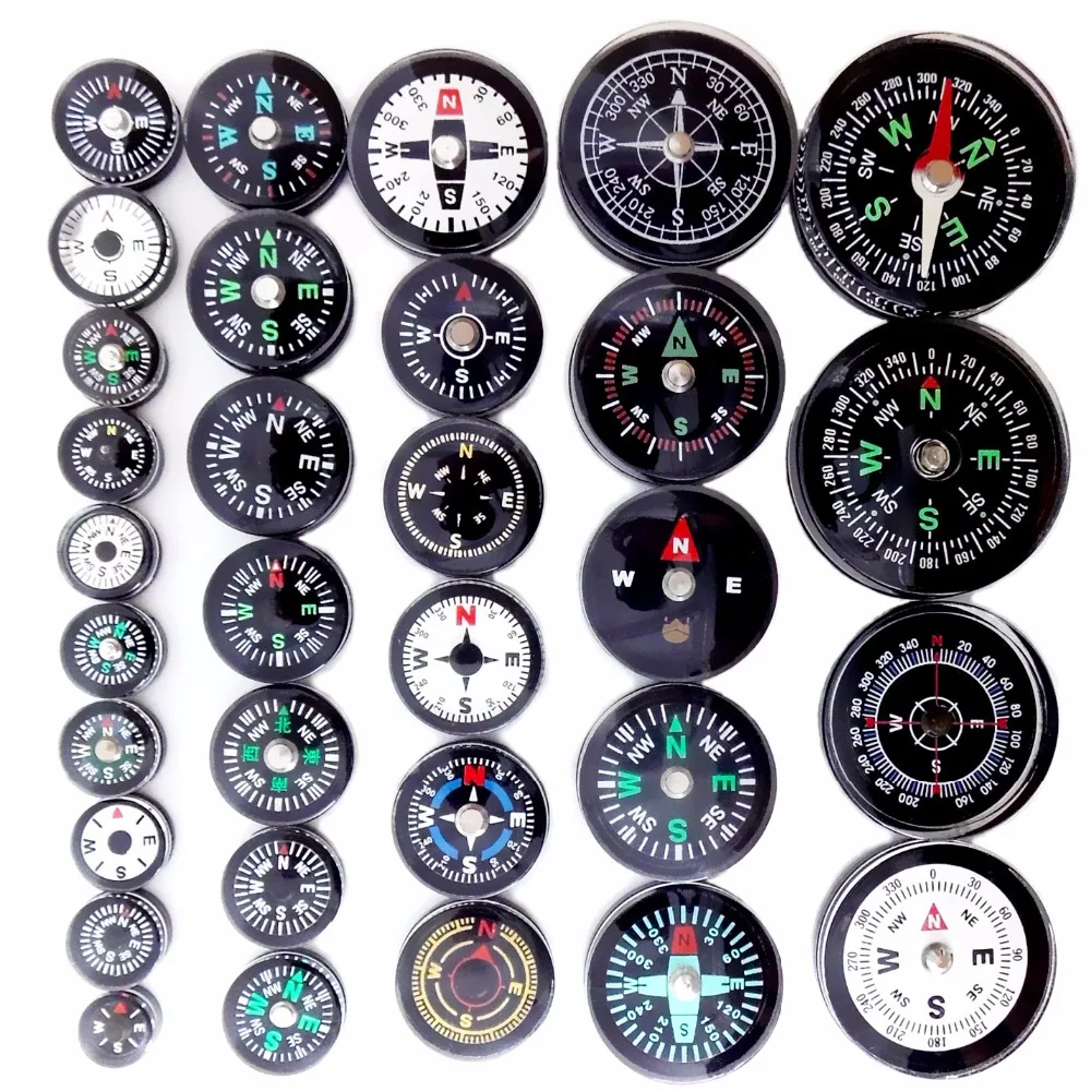 45mm Mini Pocket Geologica Compass Liquid Filled Compass For Hiking And ...