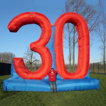 Custom Air Balloon Pvc Vinyl Inflatable Number For Anniversary Good ...