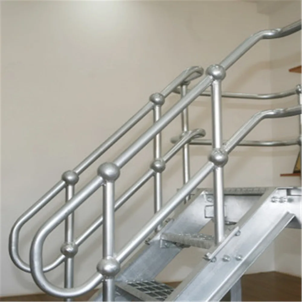 Aluminium Railing Pillar Handrail Stanchion For Aluminium Grating ...