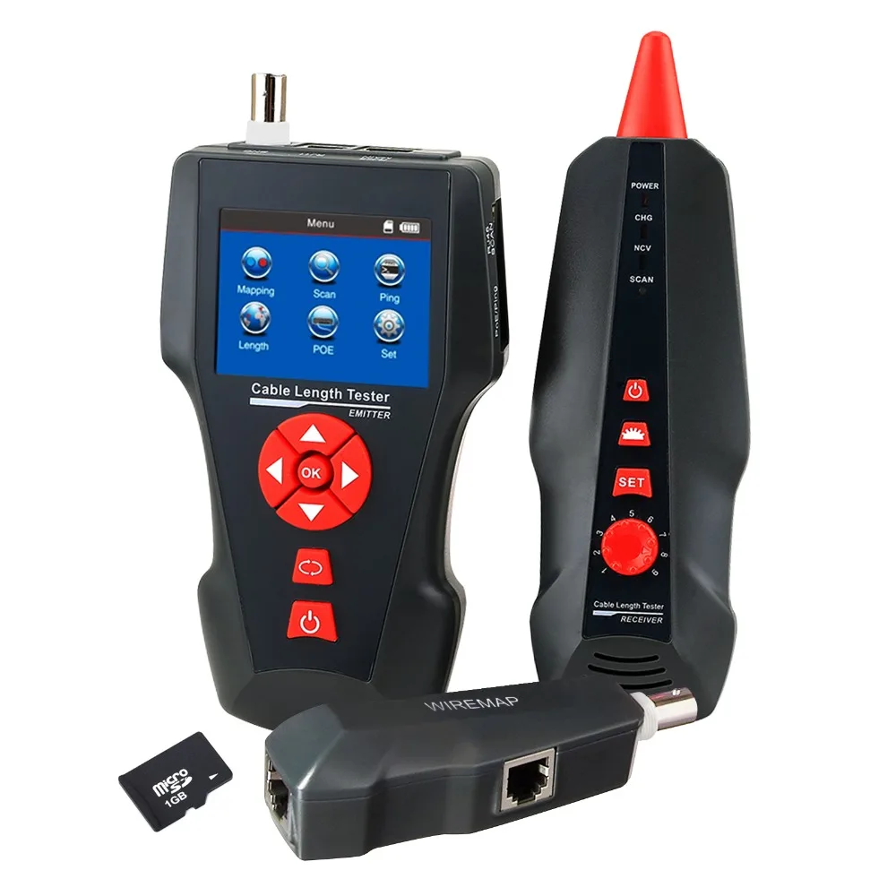 Handheld Kabel Tester Draad Tracker POE PING Ethernet Tester RJ45 RJ11 ... Handheld Kabel Tester Draad Tracker POE PING Ethernet Tester RJ45 RJ11 ...