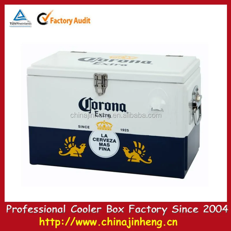 Metal Corona Cooler Box Insulated Corona Cooler Small Cooler Box - Buy ...