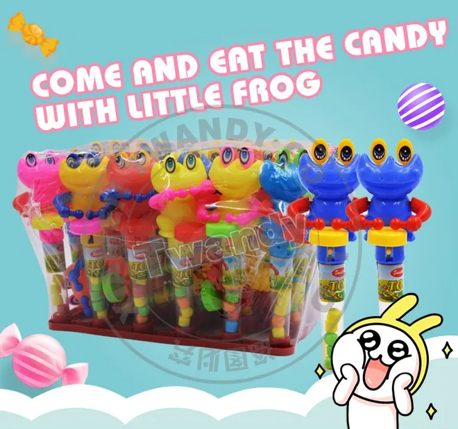 Happy Frog Toy Compress Candy With Drum - Buy Frog Toy Candy,Toy Candy ...