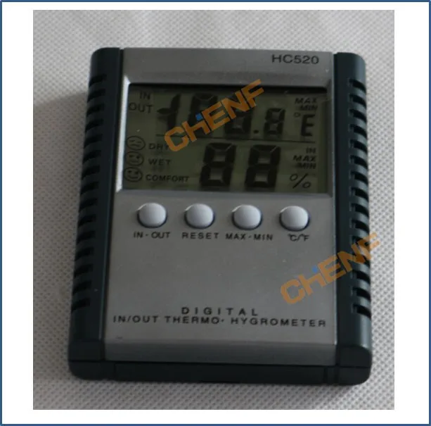 Factory Best Price Hc520 Digital Thermometer Hygrometer,Wall Clock ...