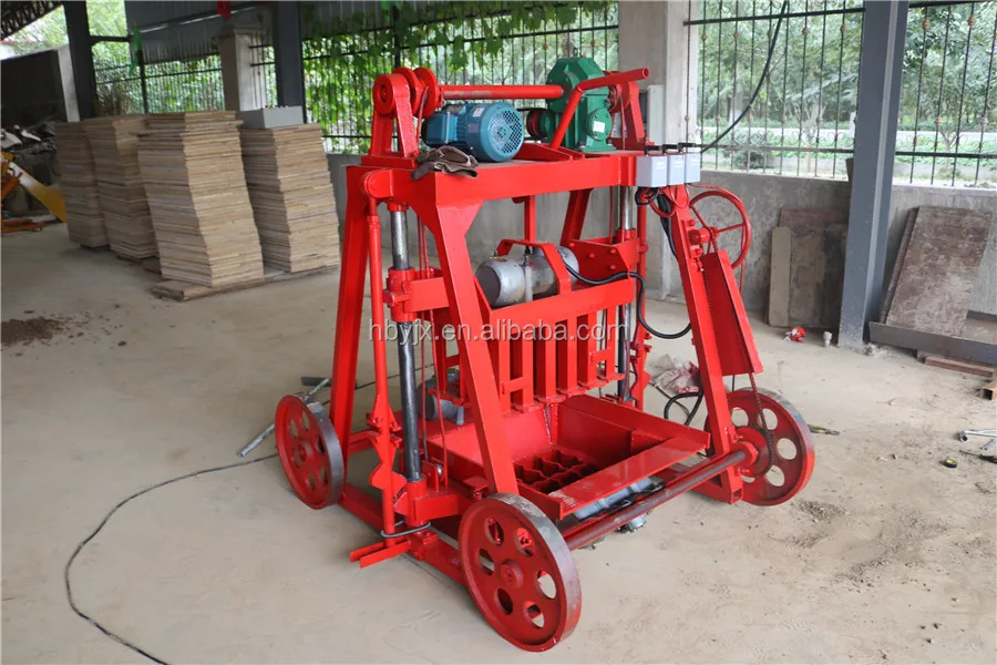 Portable Mobile Qmr4-45 Cheap Price Egg Laying Hollow Concrete Block ...