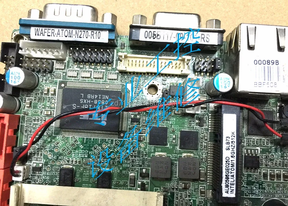 Wafer-atom-n270-r10เมนบอร์ดอุตสาหกรรมผ่านการทดสอบการทำงานatom N270 ...