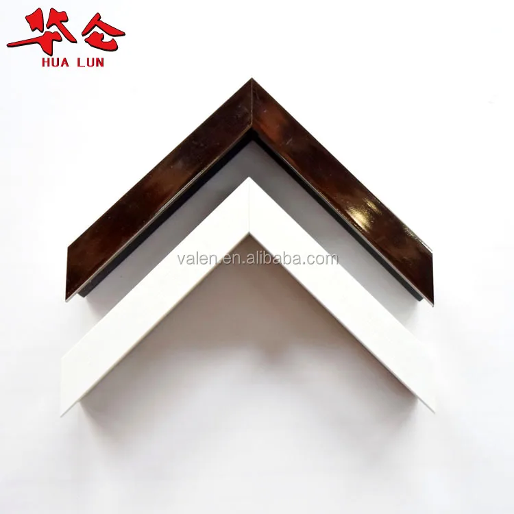 Black Flat Plastic Materials Picture Frame Moulding - Buy Black Plastic ...