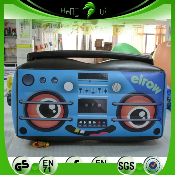 Custom Inflatable Radio Model PVC Boom Box - High Quality