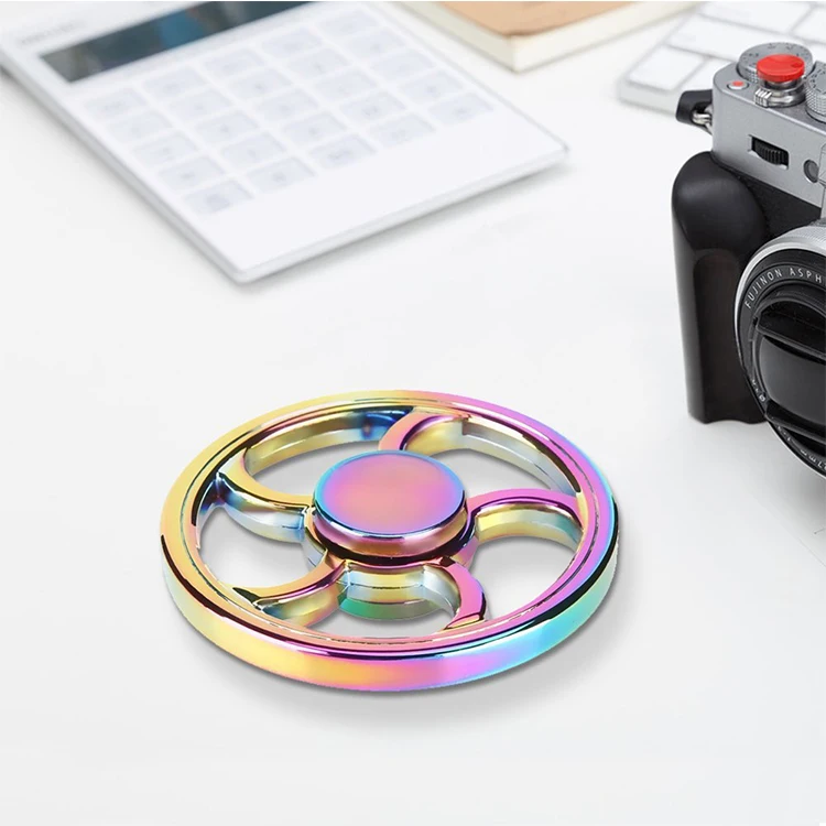 With 2-3 Min Spin Time Fast Fingertip Gyro Toys Reduce Stress Finger ...