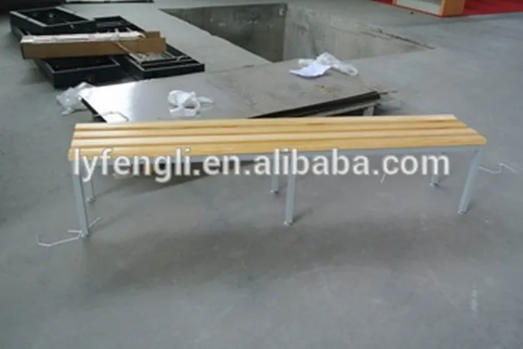 Modern Park Long Wooden Benches - Durable Outdoor Furniture