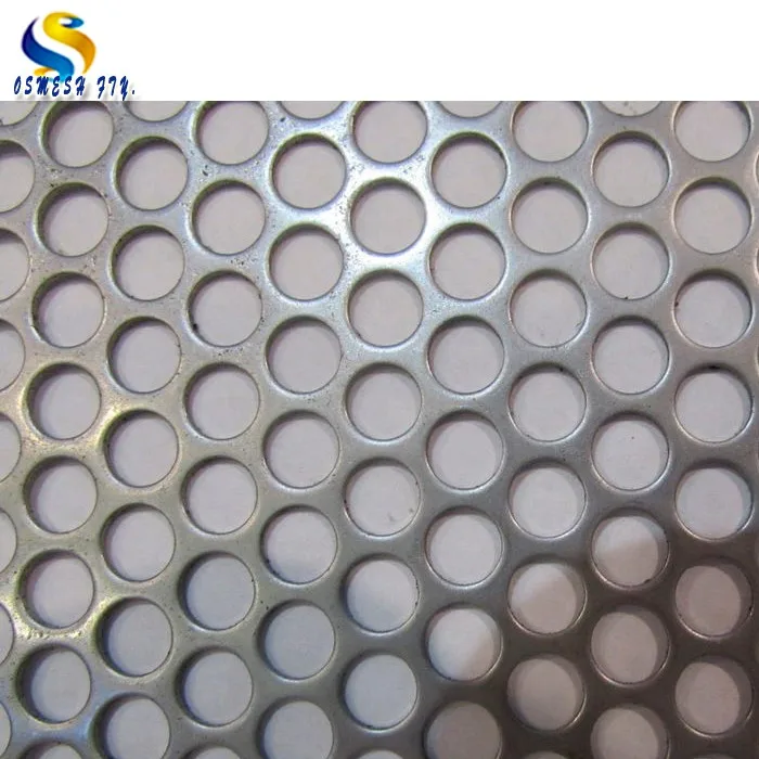3mm Hole Galvanized Aluminium Perforated Metal Mesh Sheets - Buy 16 ...
