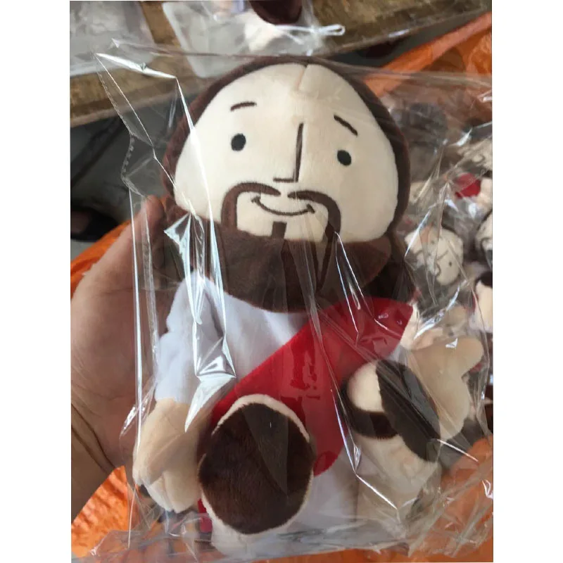 Custom Plush Funny Stuffed Christian Jesus Madonna Angel Hand Puppet ...