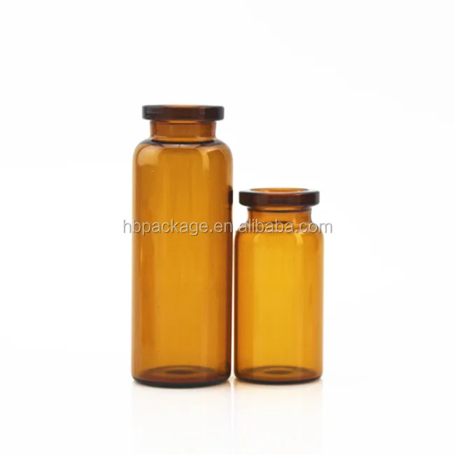 Small Empty 0.5oz 15ml Amber Vials Bottle Of Sterile Powder Vial ...