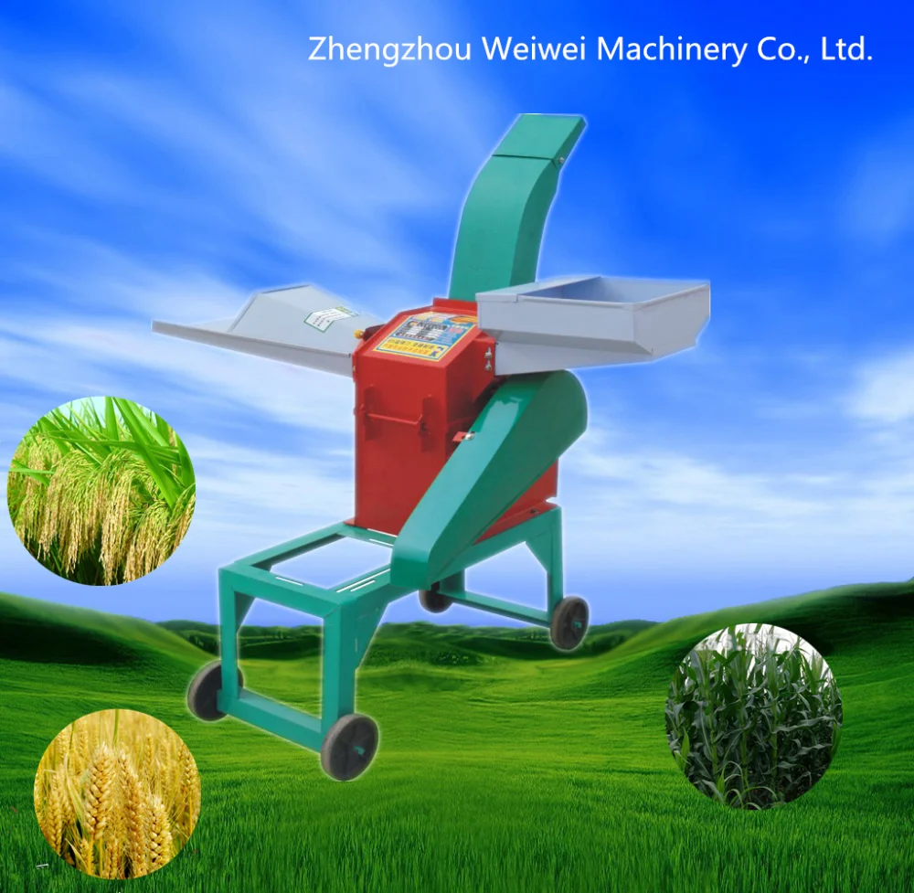 Electric And Diesel Animal Feed Hay Grass Chopper Chaff Cutter - Buy ...