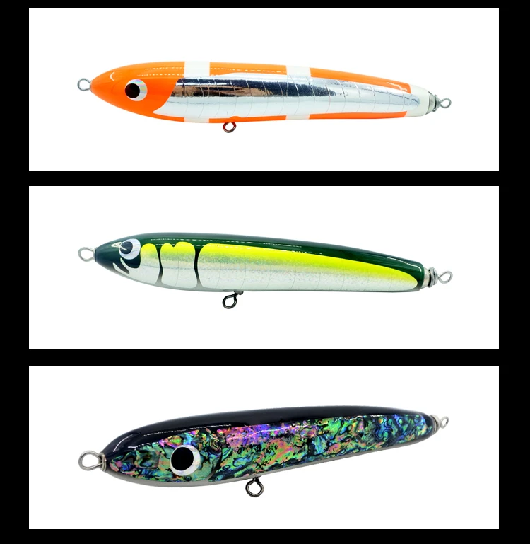 Honoreal Top Water Large Weight Wooden Stick Bait Lure - Buy Wooden ...