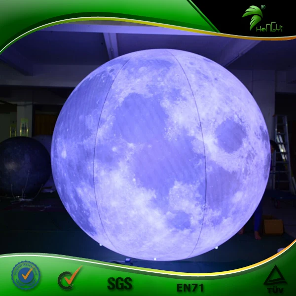 Custom Inflatable Moon Led Light Balloon /inflatable Planet Balloon ...