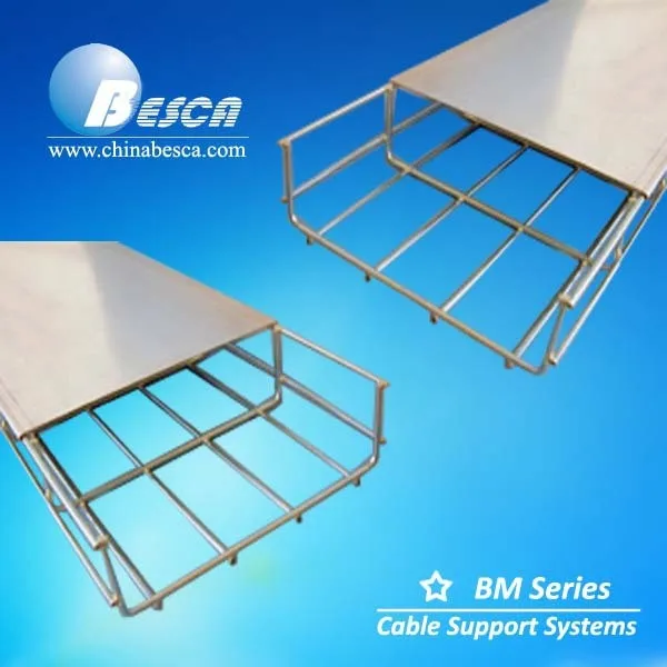 2 Compartment Black Trunking Type Cable Tray Trunking