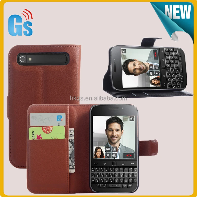 GS Flip Leather Case for Blackberry Classic Q20 - Fashion & Protection