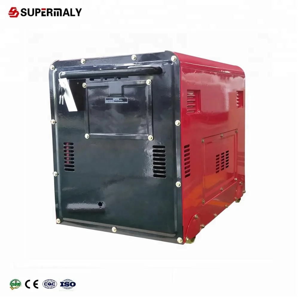 Home Use Four Wheels Portable Silent Generate Air-cooled 20kw diesel ...