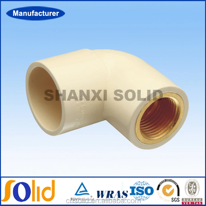 Astm Standard Cpvc Brass Threaded Female Elbow - Buy Astm Cpvc Female ...