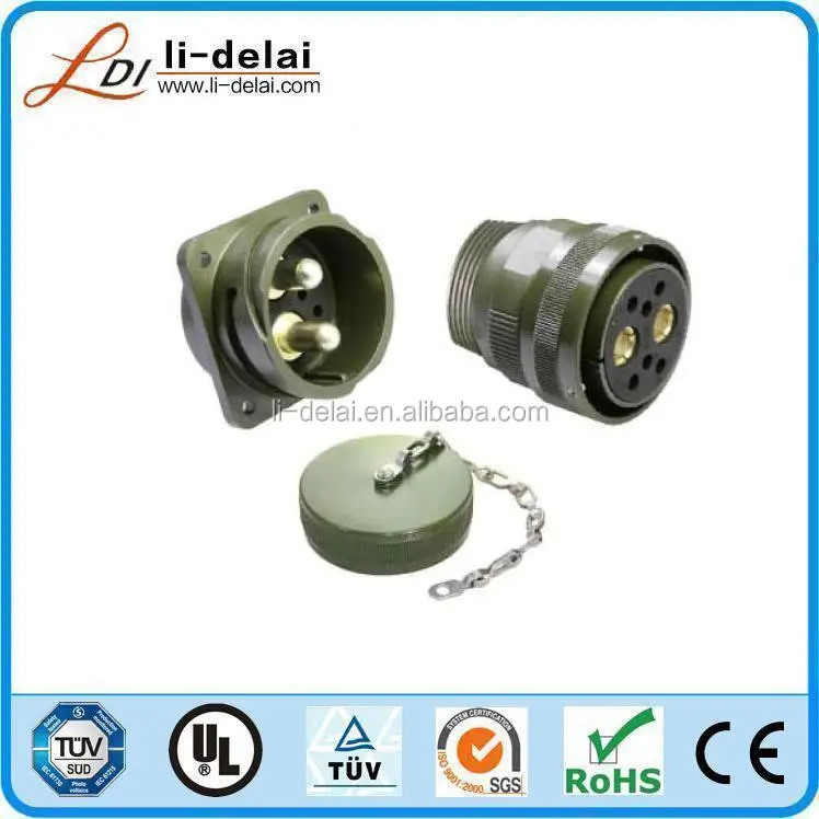 2 Pin Mil Spec Connectors (ms3102a20-23s) Plug Amphenol Mil-c-5015 ...