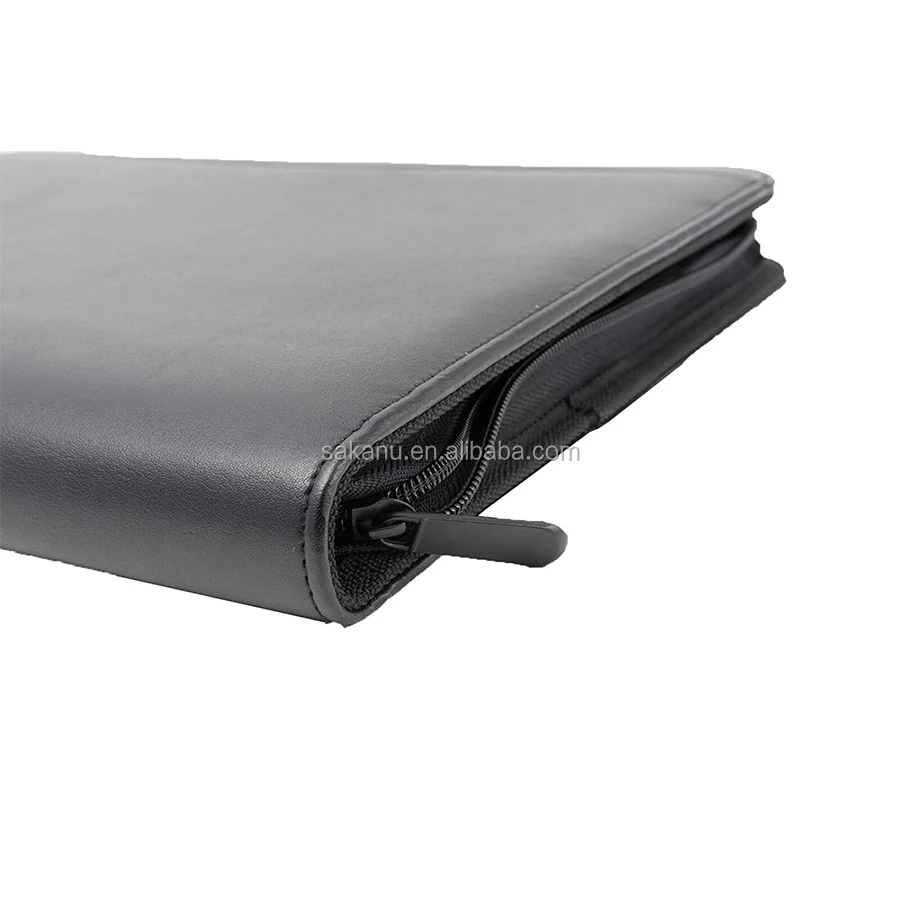 Customize Pu & Genuine Leather A4 A5 Car Document Folder Portfolio ...