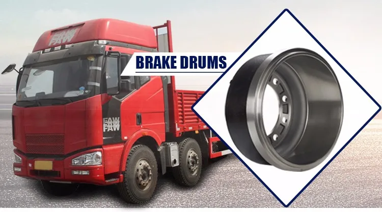 6000km Brake Drum for European Heavy Duty Truck - Trac 1000