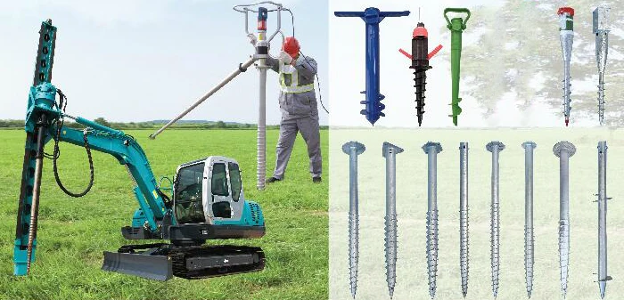 Mini Pile Machine Ground Screw Hand Held Driver - HD-E30