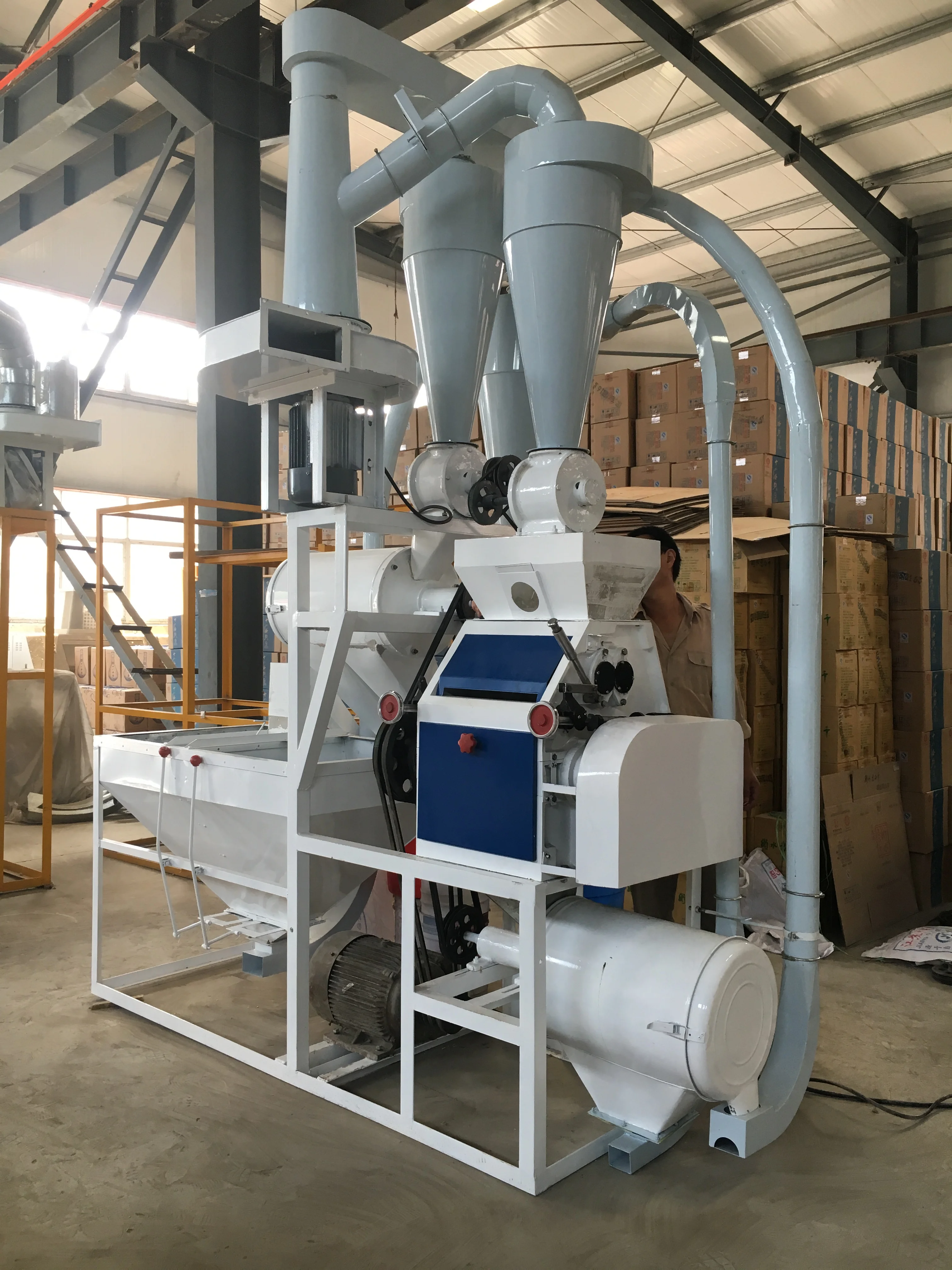 Ud6f-2560 Automatic Wheat Flour Milling Machine Wheat Grinding Crushing ...