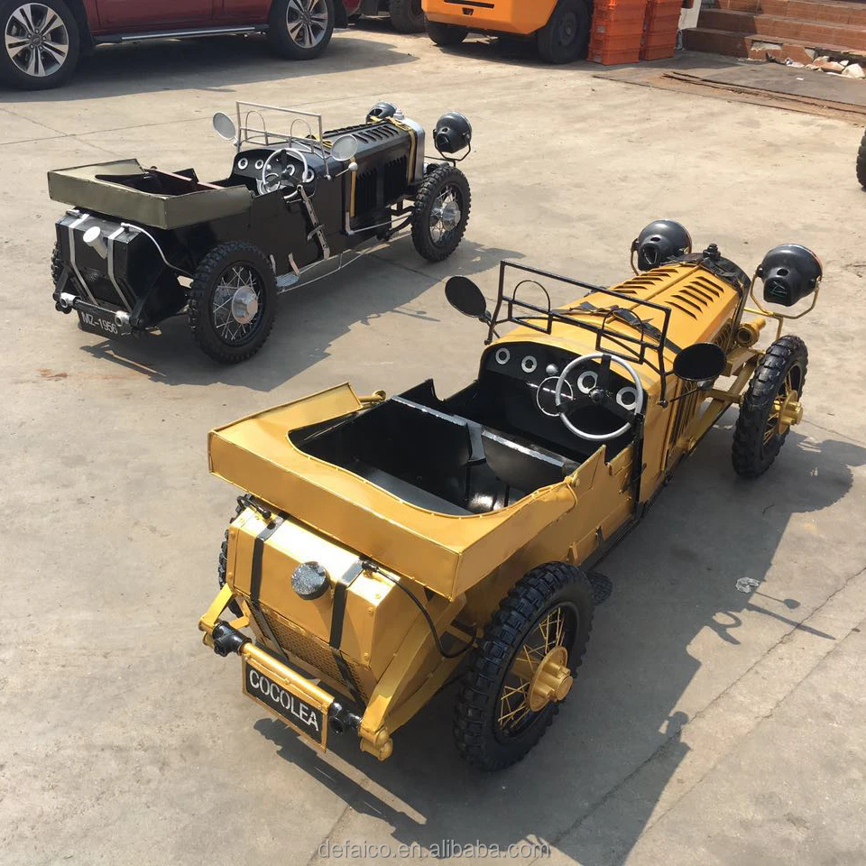 Metal Handicraft Camping Car Ornament Outdoor Decoration Metal Retro ...